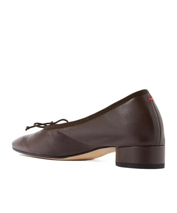 AeydĒ Bow-detailed Leather Pumps