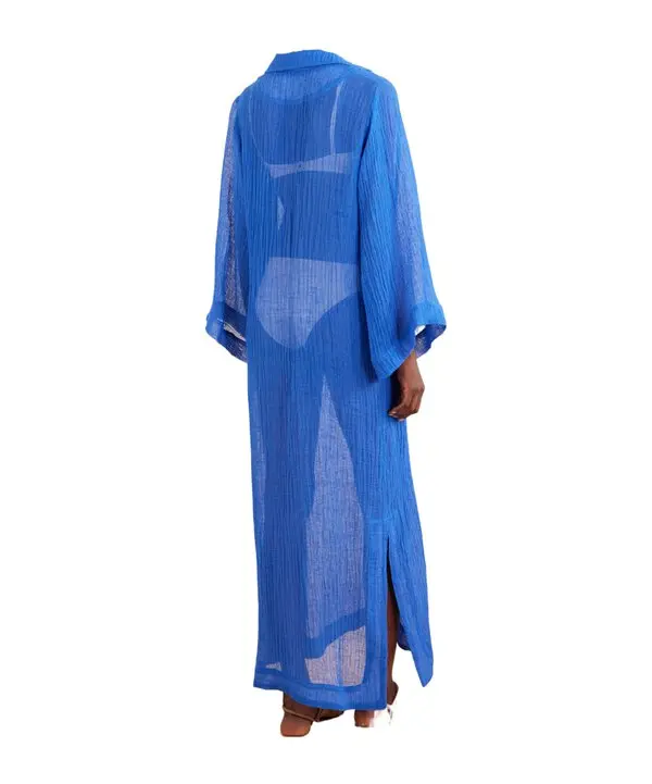 Lisa Marie Fernandez Linen-blend Coverup
