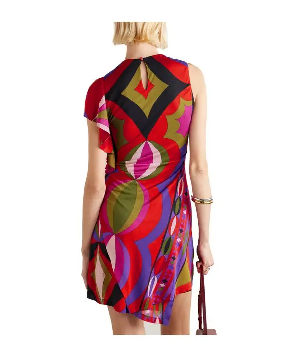 Emilio Pucci Printed Jersey Mini Dress