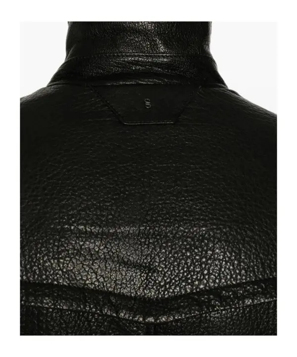 SALVATORE SANTORO Grainy Leather Jacket