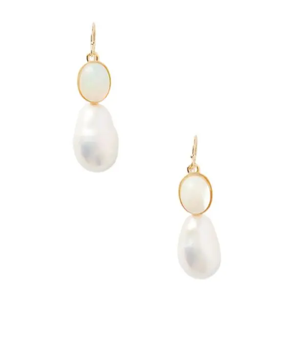 JENNIFER BEHR Opal And Pearl Earrings - No