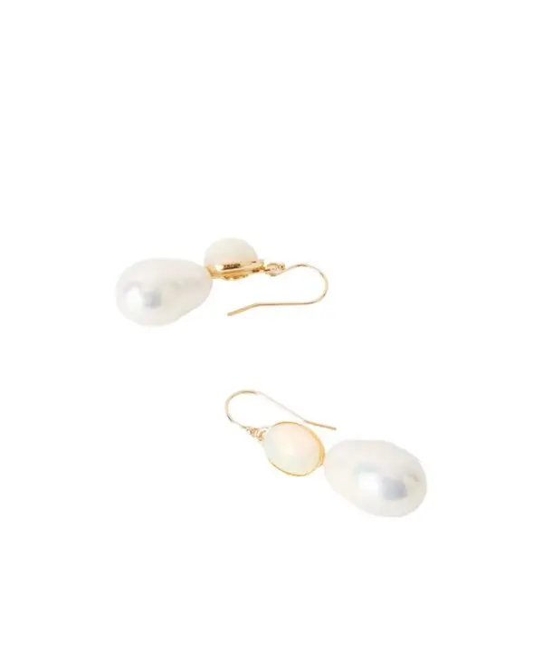 JENNIFER BEHR Opal And Pearl Earrings - No