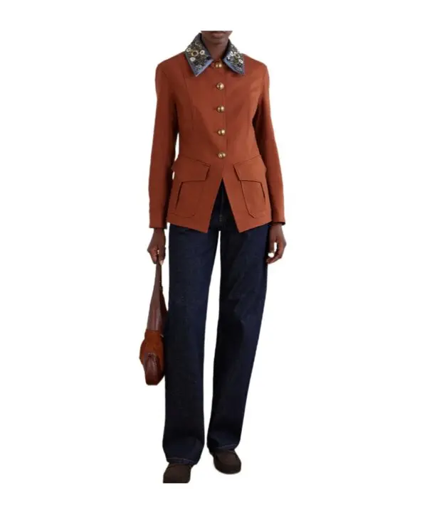 Veronica Beard Sequin And Bead-embellished Twill Jacket