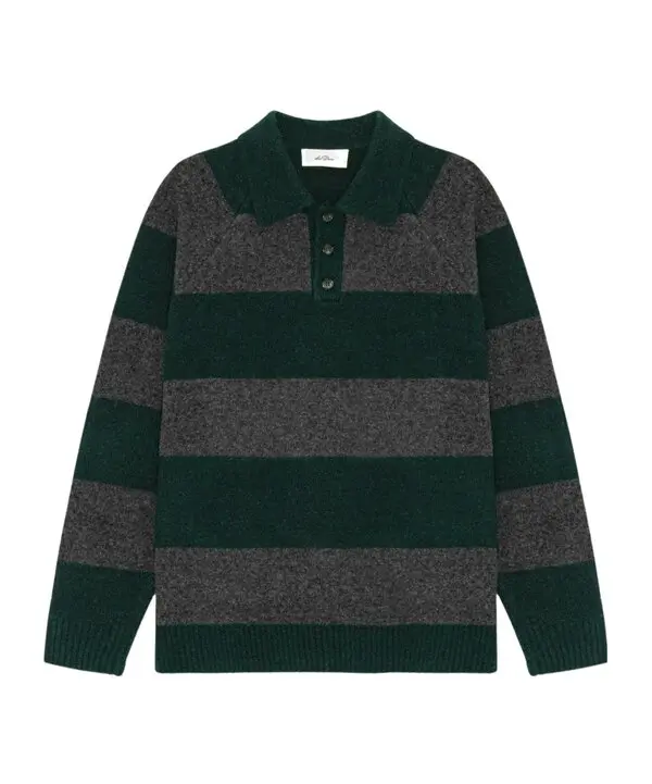 LES DEUX Striped Knit Top