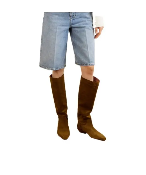 Paris Texas Suede Knee Boots