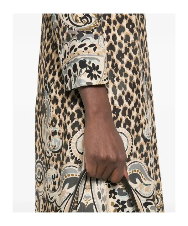 Etro Leopard-print Midi Dress - No