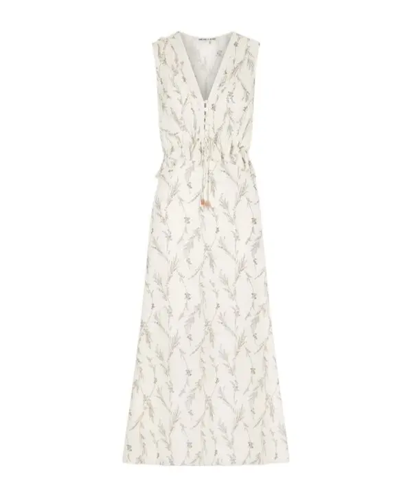 Veronica Beard Floral-print Cotton And Silk-blend Maxi Dress