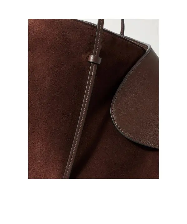 NEOUS Berenices Suede And Leather Shoulder Bag