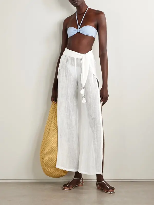 Lisa Marie Fernandez Wide Leg Trousers
