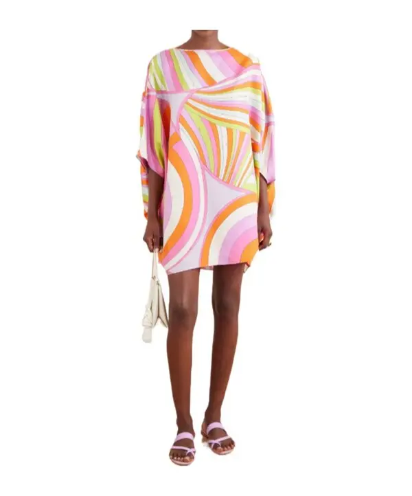 Emilio Pucci Printed Silk-twill Kaftan