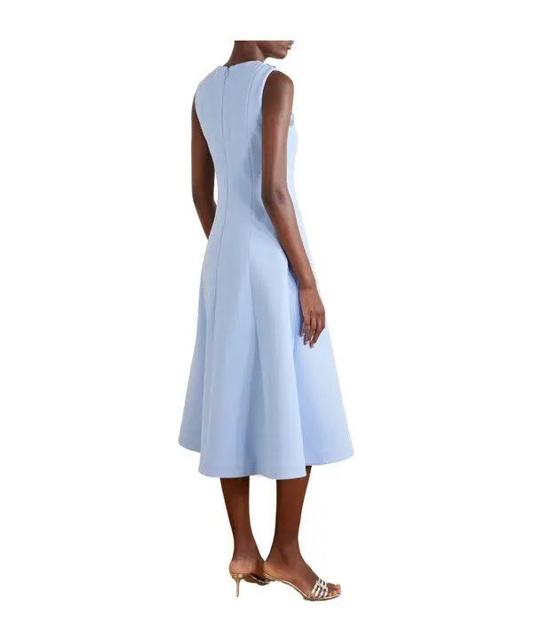 Rebecca Vallance Embellished Cady Midi Dress