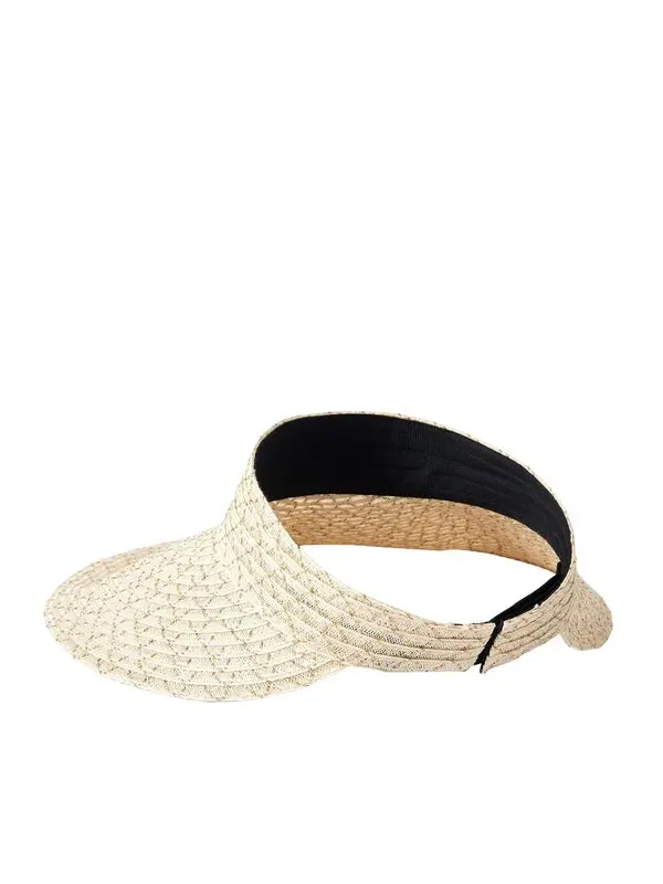 Eugenia Kim Metallic Hemp-blend Visor
