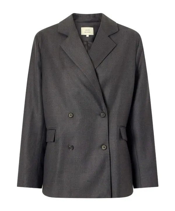 Loulou De Saison Donau Double-breasted Wool Blazer