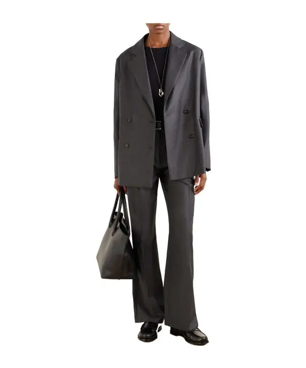 Loulou De Saison Donau Double-breasted Wool Blazer
