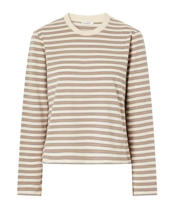 KALLMEYER Wynn Striped Cotton-jersey T-shirt