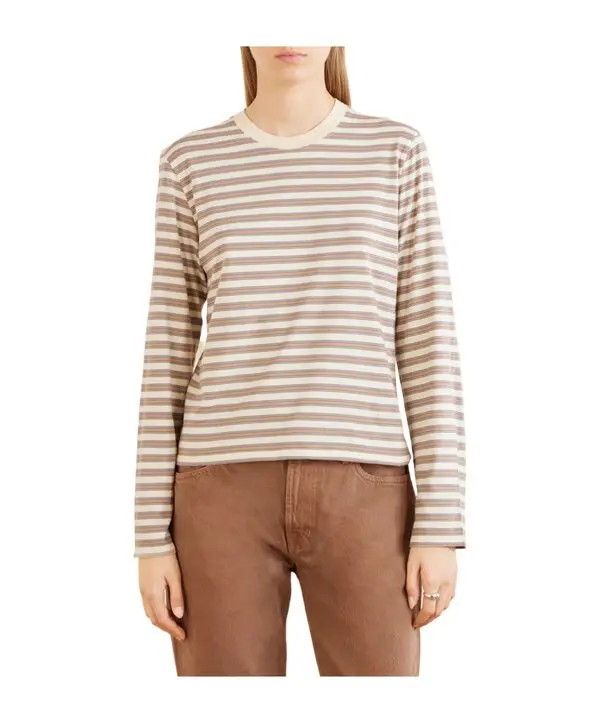 KALLMEYER Wynn Striped Cotton-jersey T-shirt