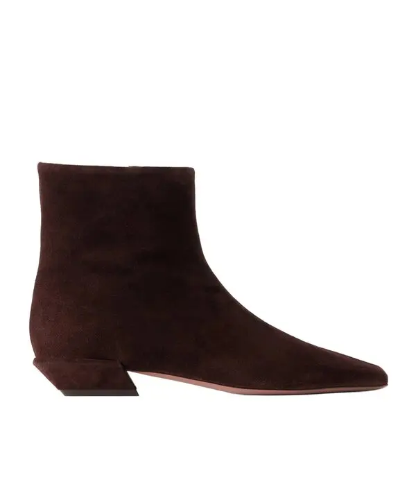 Paris Texas Bettina 25 Suede Ankle Boots - No