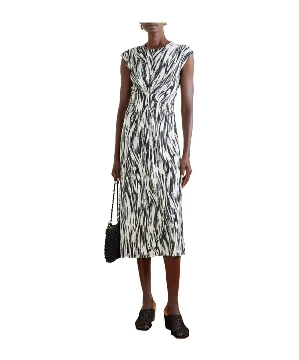 Proenza Schouler Miranda Printed Stretch-jersey Midi Dress