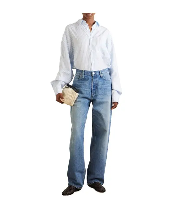 SSSTEIN High-rise Wide-leg Jeans