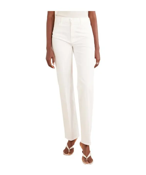 MOTHER High-rise Straight-leg Jeans