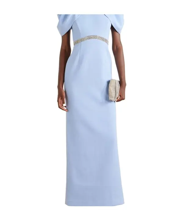 Rebecca Vallance Embellished Cady Maxi Dress