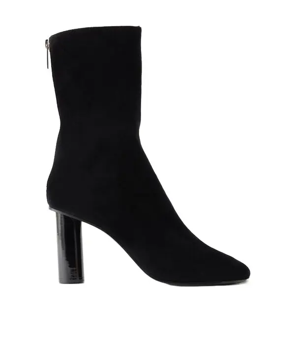 Paris Texas Solid Suede Ankle Boots