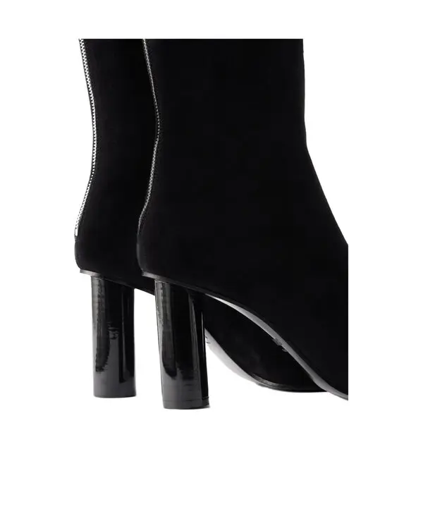 Paris Texas Solid Suede Ankle Boots