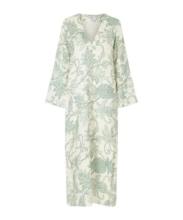 LEMLEM Printed Linen Maxi Dress - No