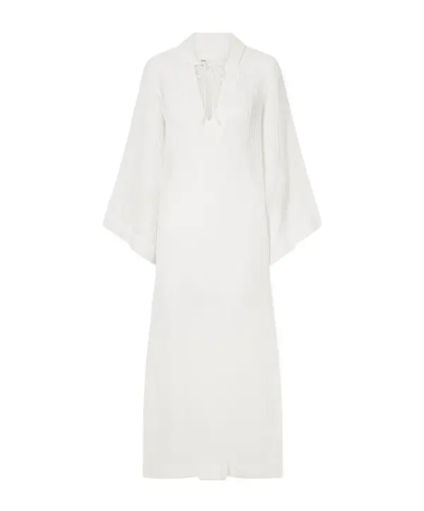 Lisa Marie Fernandez Linen-blend Coverup - No