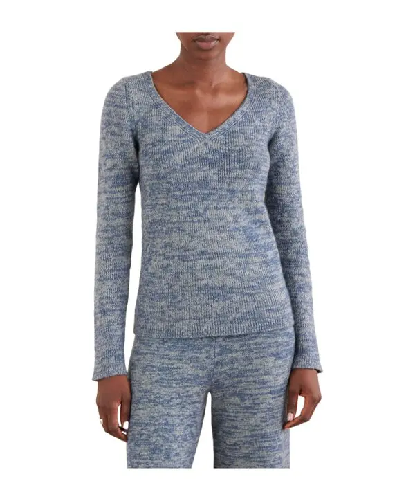 THE ELDER STATESMAN V-neck Cashmere And Silk-blend Sweater