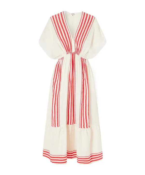 LEMLEM Cotton-gauze Midi Dress