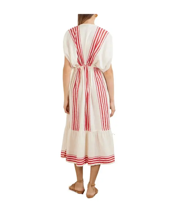 LEMLEM Cotton-gauze Midi Dress
