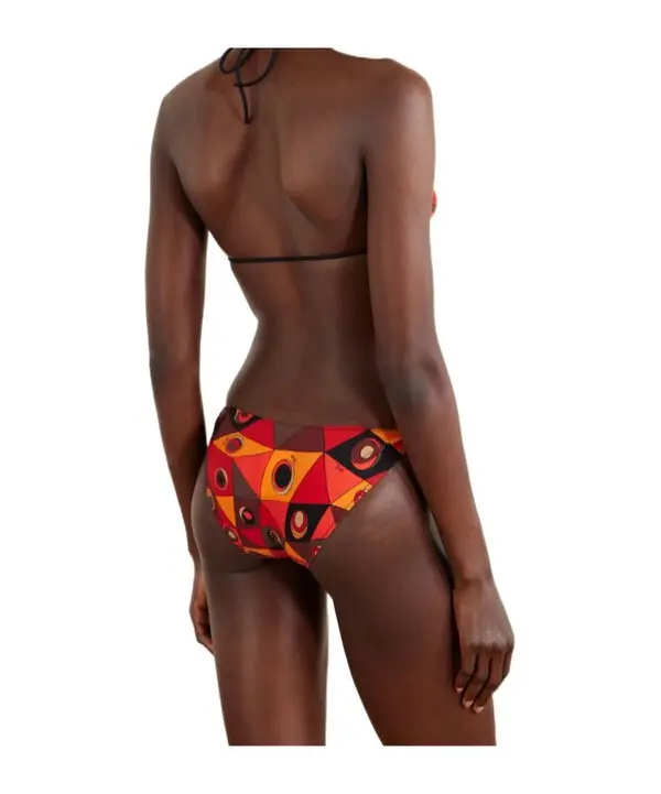 Emilio Pucci Printed Triangle Bikini Top