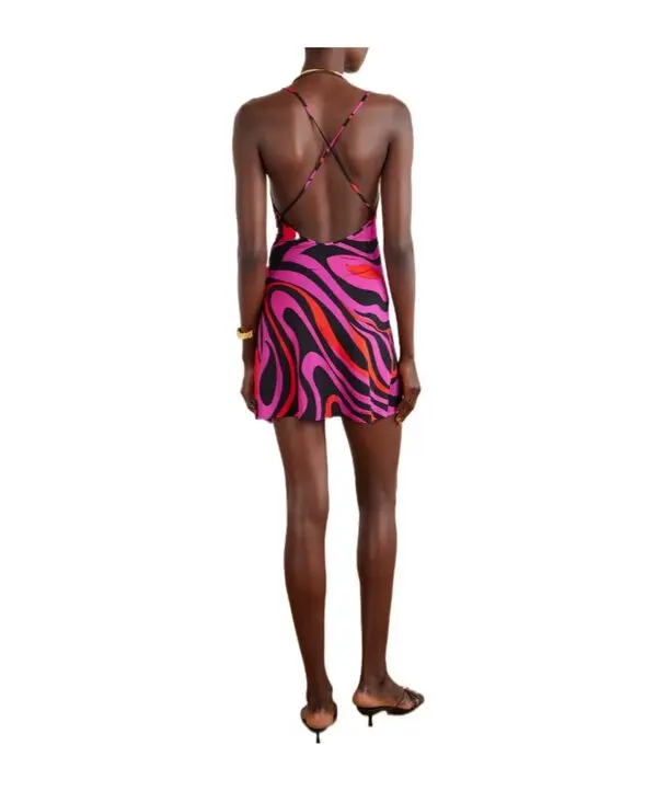 Emilio Pucci Printed Stretch-jersey Mini Dress