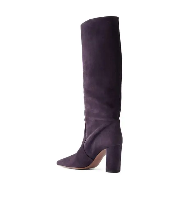 Paris Texas Solid Color Suede Knee Boots