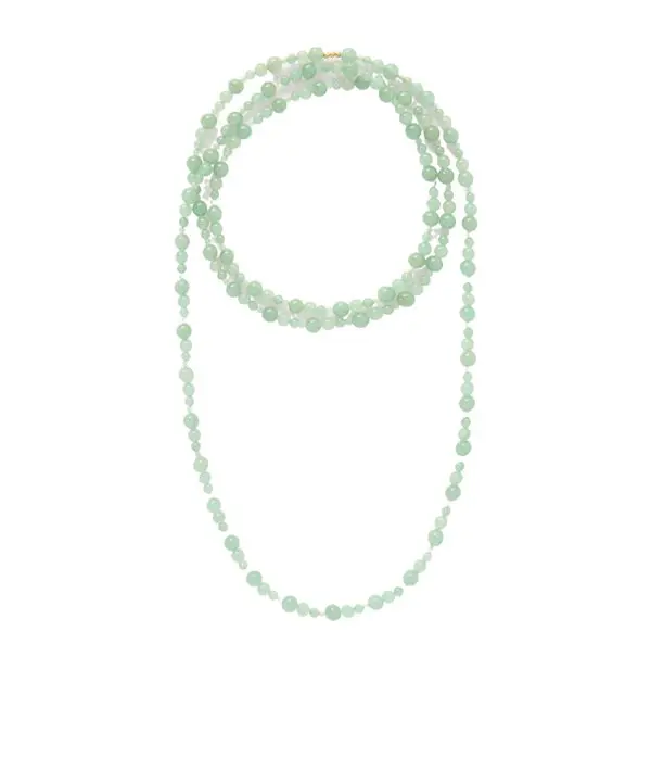 JENNIFER BEHR Fresh Mintgreen Roundbead Long Necklace