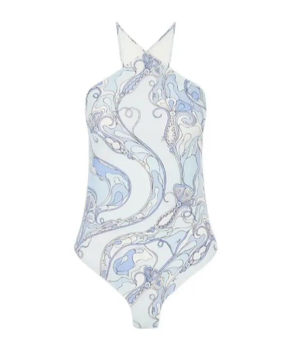 Emilio Pucci Classic Printed One-piece Swimsuit