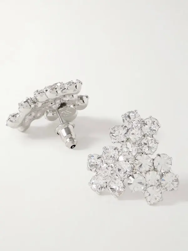JENNIFER BEHR Round Crystal Stud Earrings