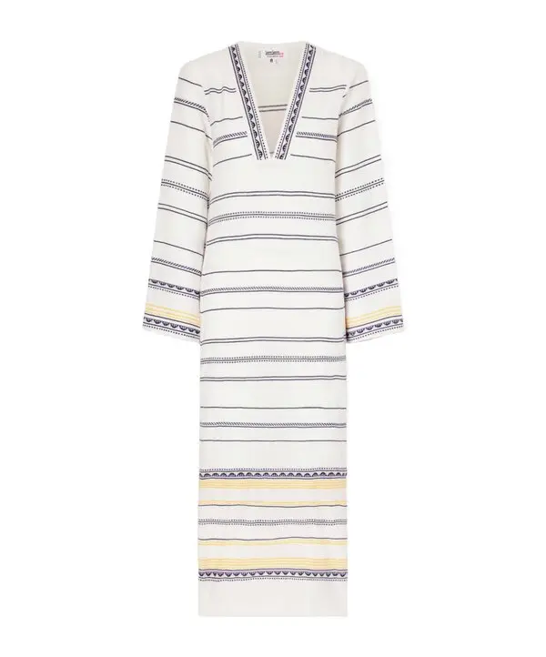 LEMLEM Striped Linen Maxi Dress