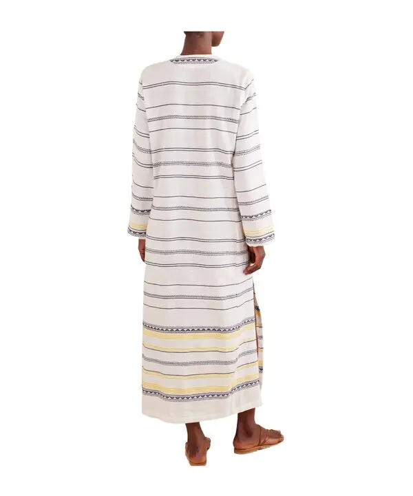 LEMLEM Striped Linen Maxi Dress