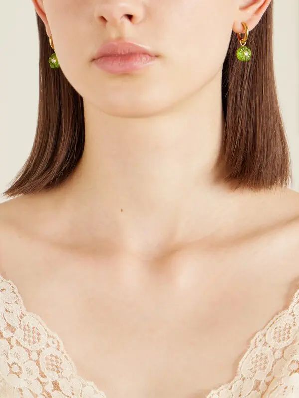 JENNIFER BEHR Gold Hoop Earrings