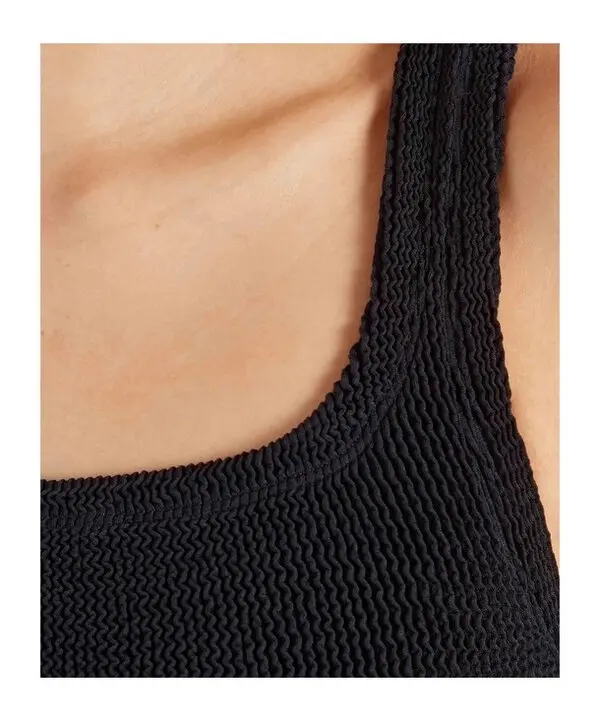 Hunza G Square-neck Midi Dress