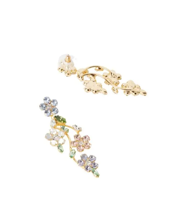 JENNIFER BEHR Gold-tone Crystal Earrings