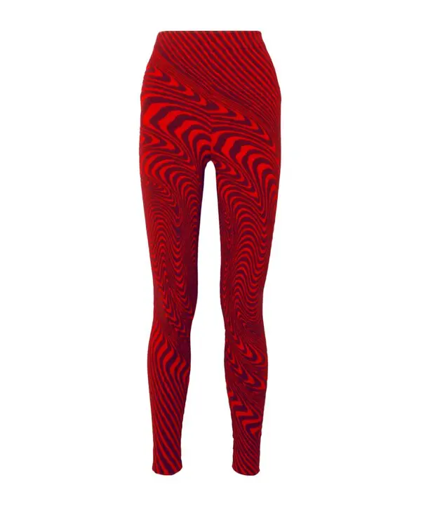 Aztech Mountain Ed Curtis Jacquard-knit Leggings