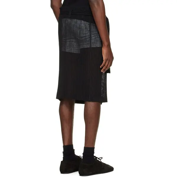 Issey Miyake Rustic Mesh Skirt