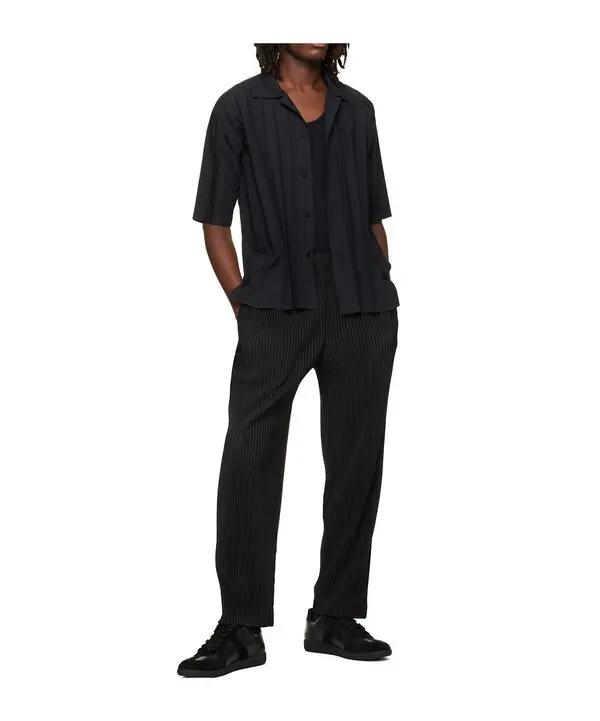 Issey Miyake Pleated Short-sleeved Shirt