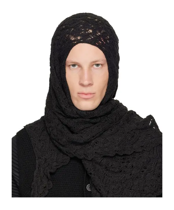 Issey Miyake Branches And Leaves May Scarf - Black