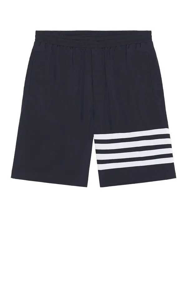 Thom Browne Drawcord Waist Track Short - Navy