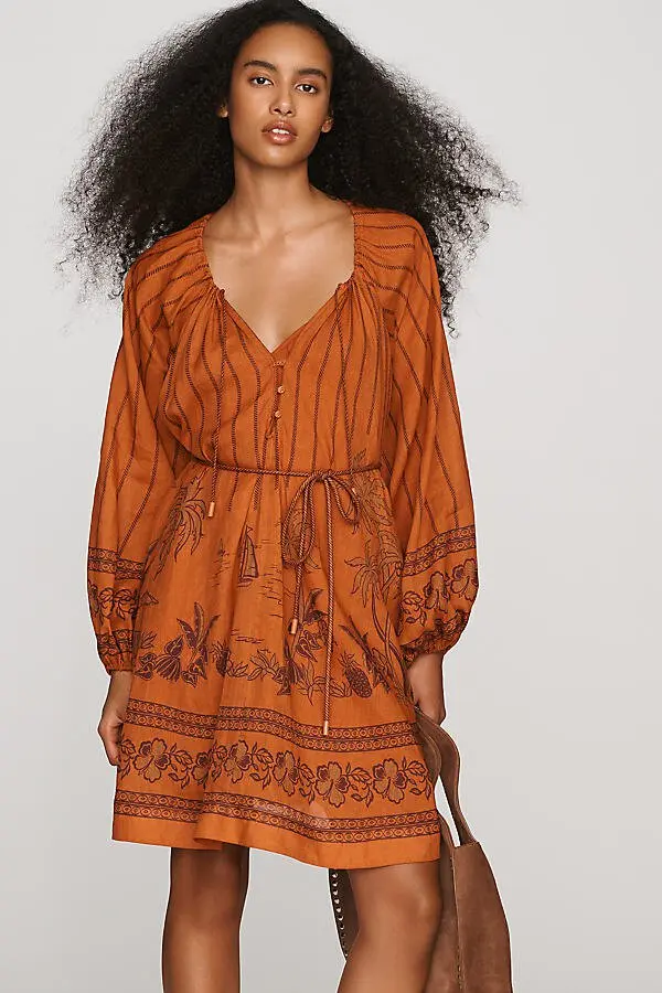 ALEMAIS Boathouse Cotton Mini Dress