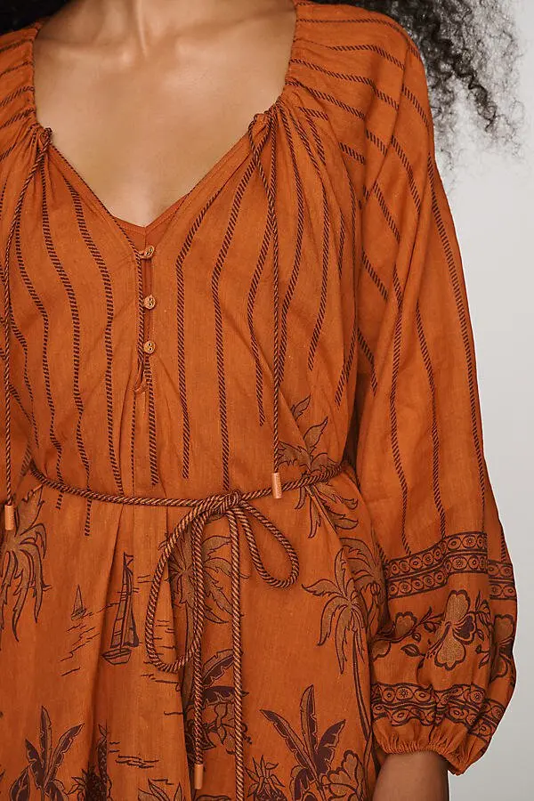 ALEMAIS Boathouse Cotton Mini Dress